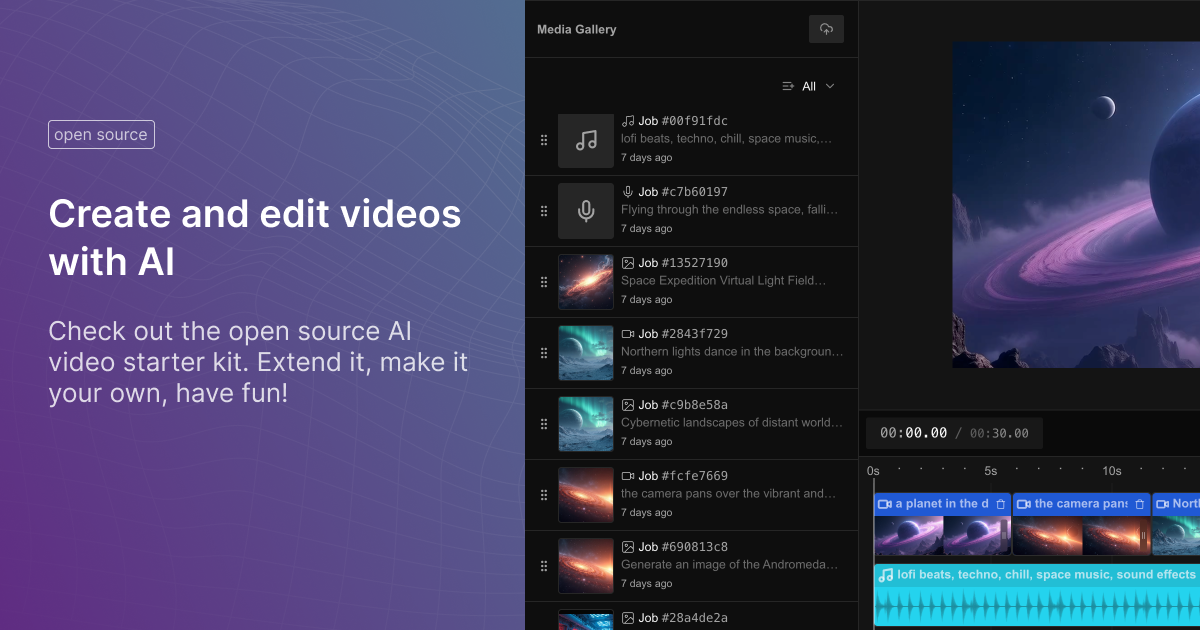 AI Video Developer Starter Kit | fal.ai